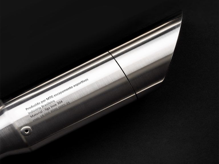 Par de ponteiras de escapamento inox com abafador Super Meteor 650 - MTG